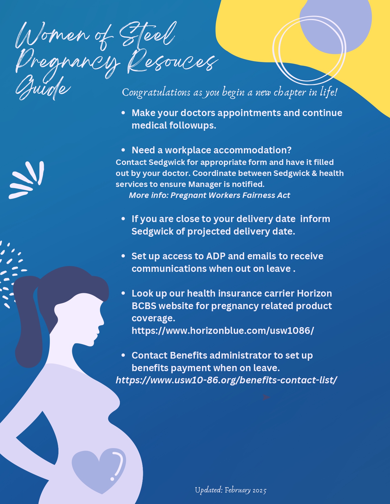 WOS Maternity Guide – USW Local 10-00086